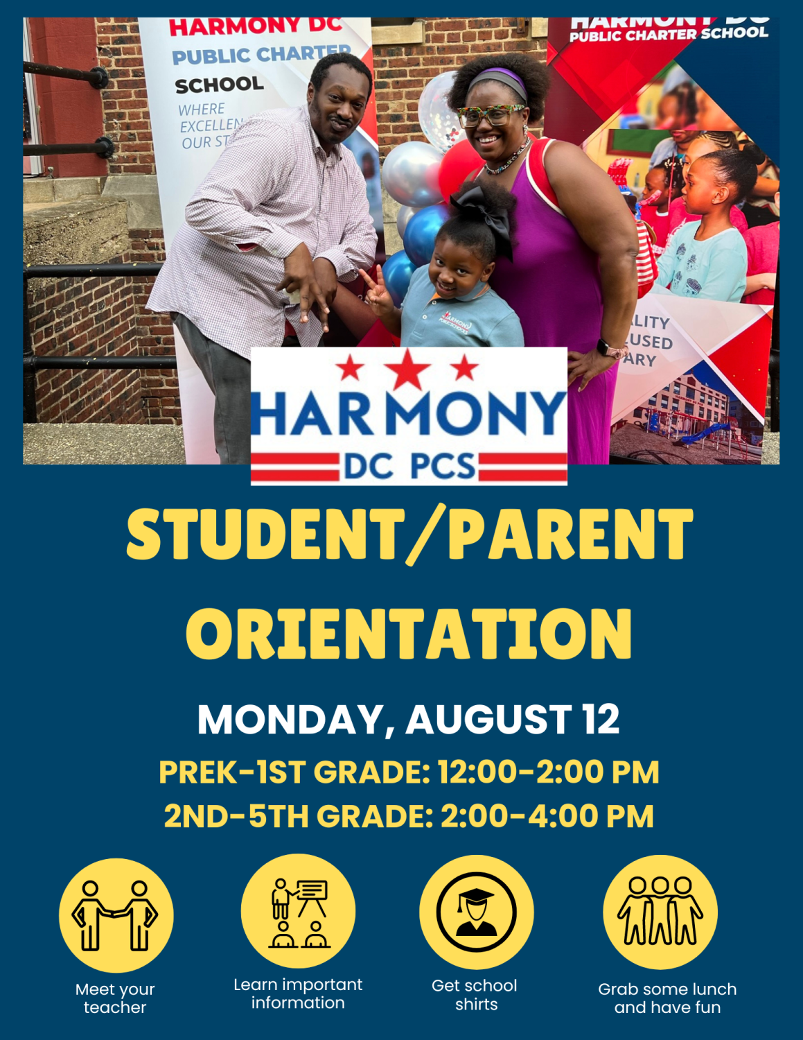Student/Parent Orientation – Harmony Public Schools – Washington DC