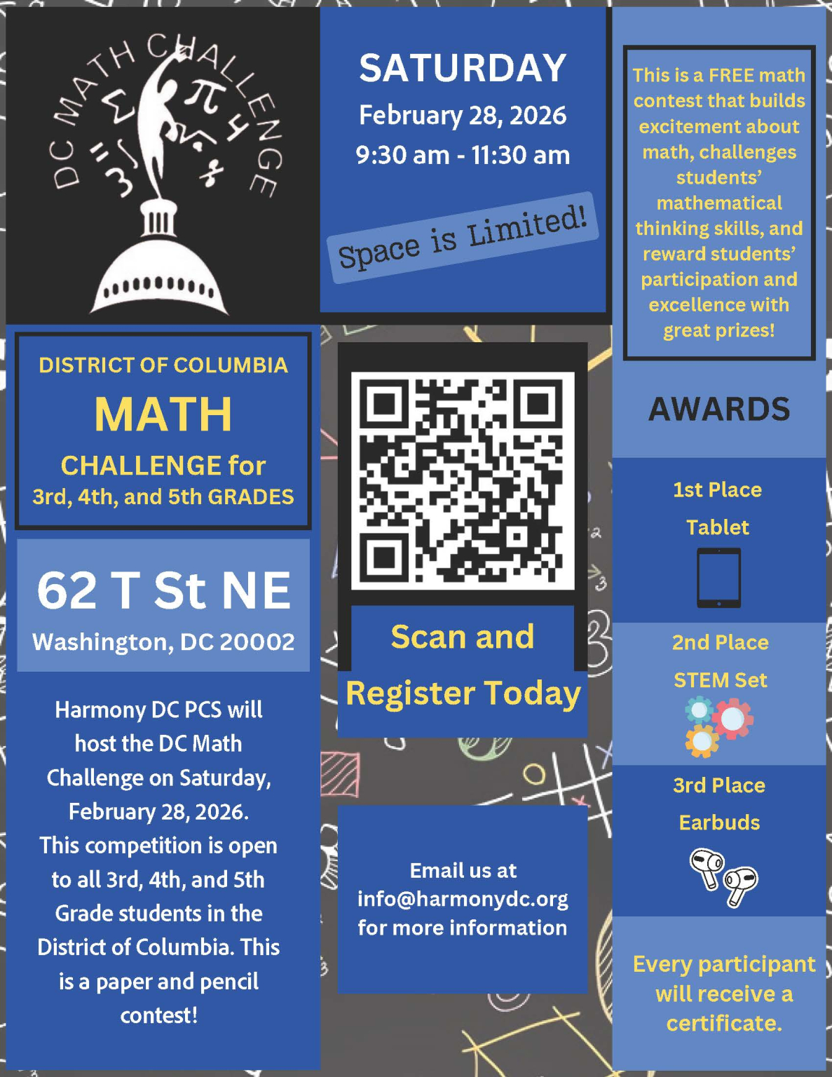 DC Math Challenge for 3rd, 4th, and 5th Graders – Harmony Public ...